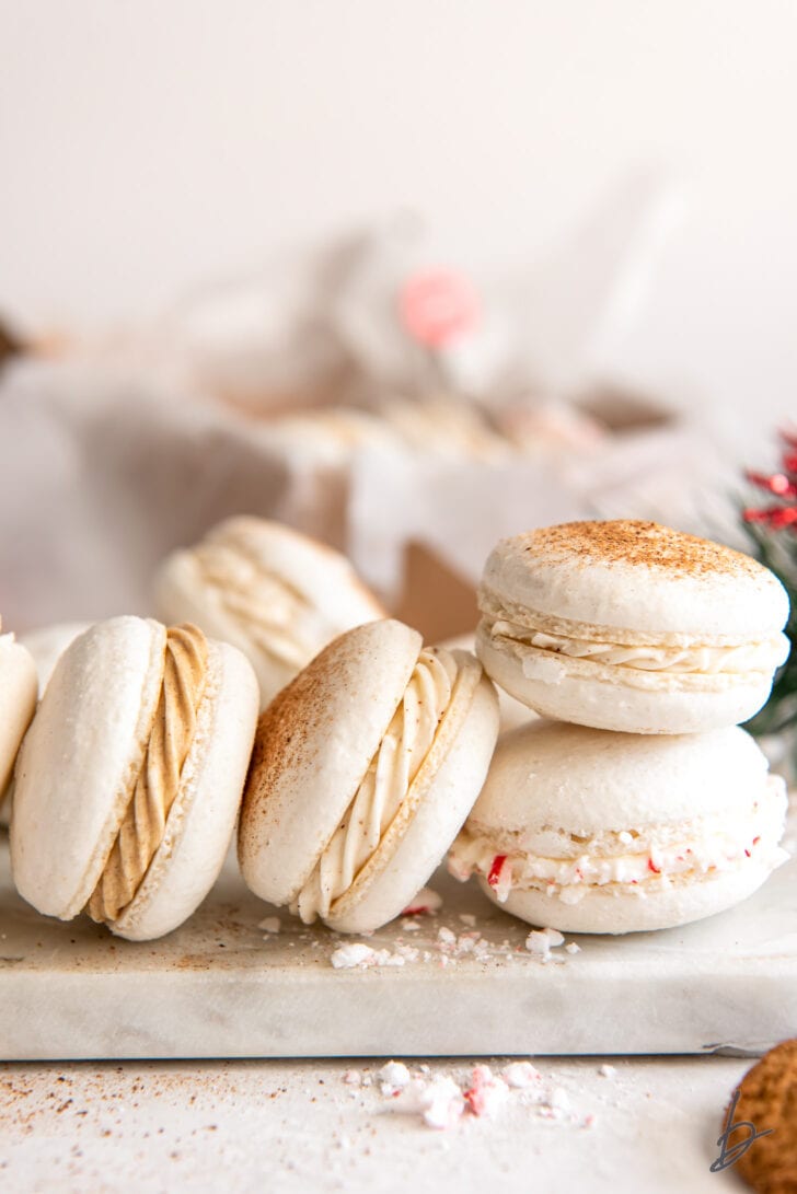 Christmas Macarons (3 festive flavors!)
