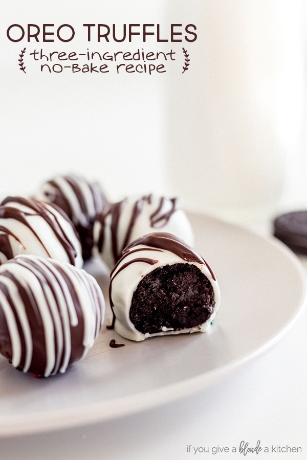 Easy Oreo Truffles (only 3 ingredients!)