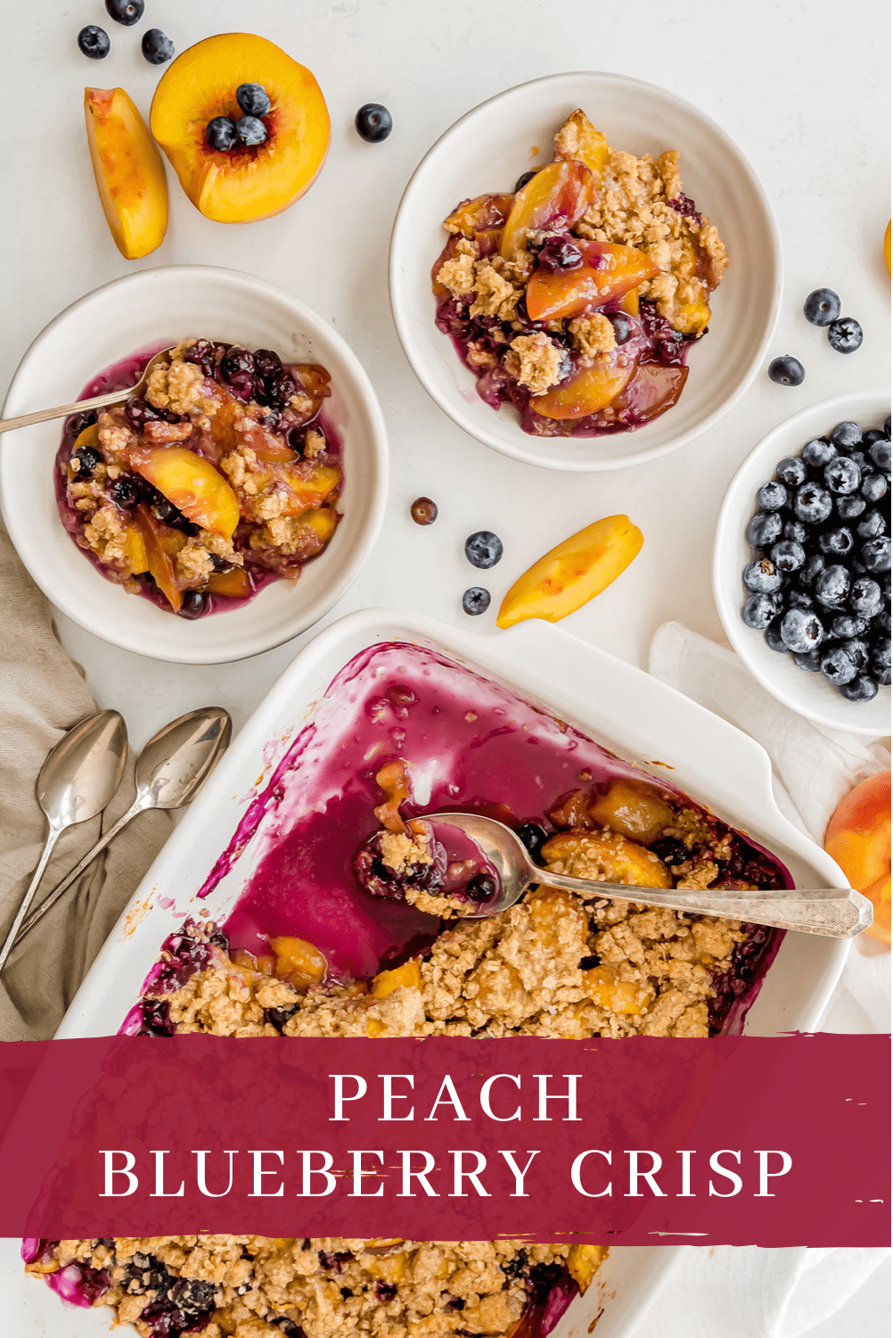Peach Blueberry Crisp – If You Give a Blonde a Kitchen