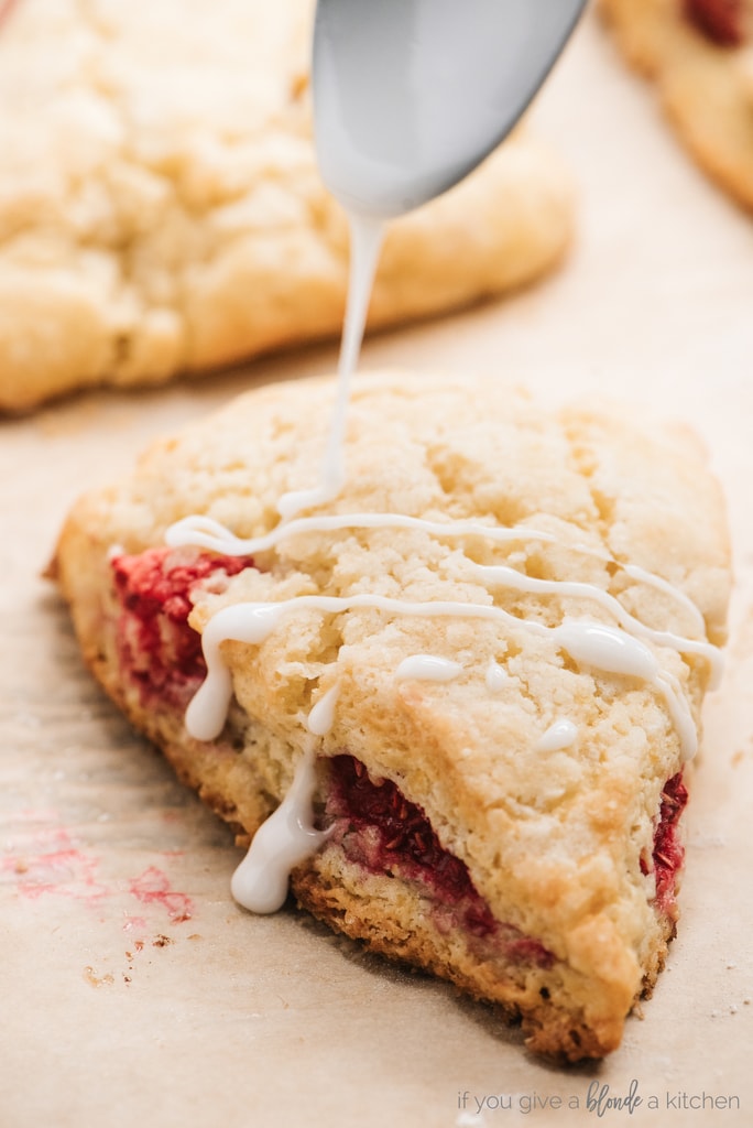 Lemon Raspberry Scones | If You Give a Blonde a Kitchen