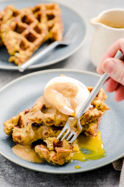 Leftover Stuffing Waffles – If You Give a Blonde a Kitchen