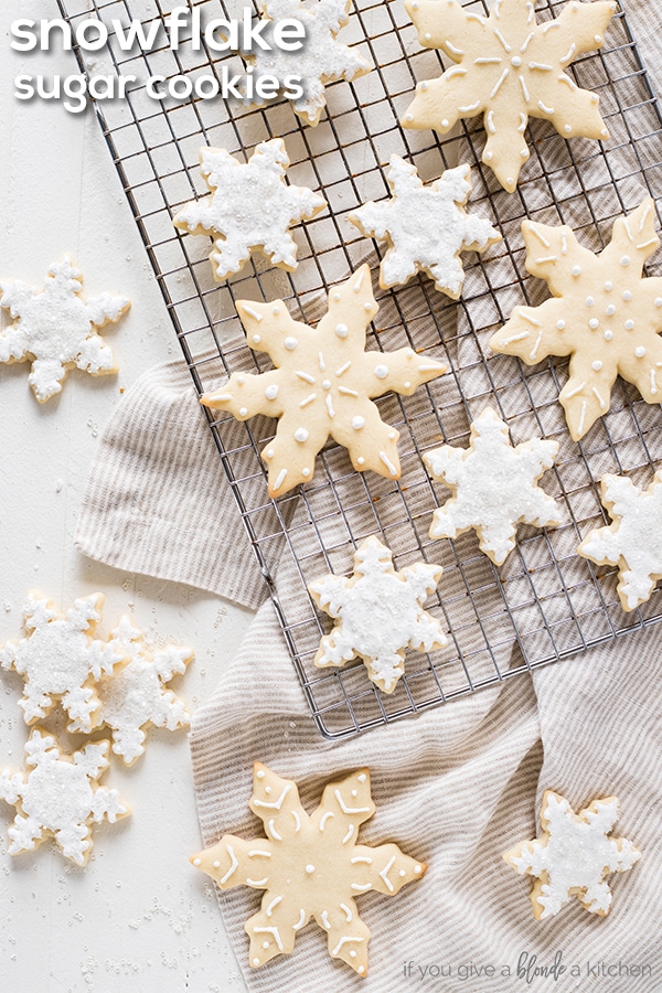 Snowflake Cookies (quick and easy!) – If You Give a Blonde a Kitchen
