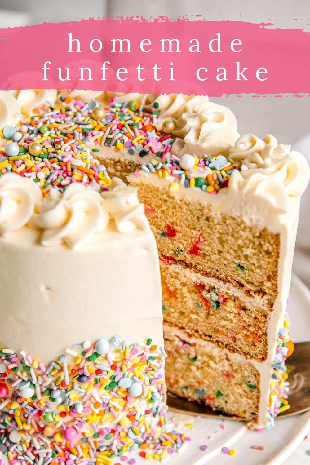 Homemade Funfetti Cake Recipe – If You Give a Blonde a Kitchen