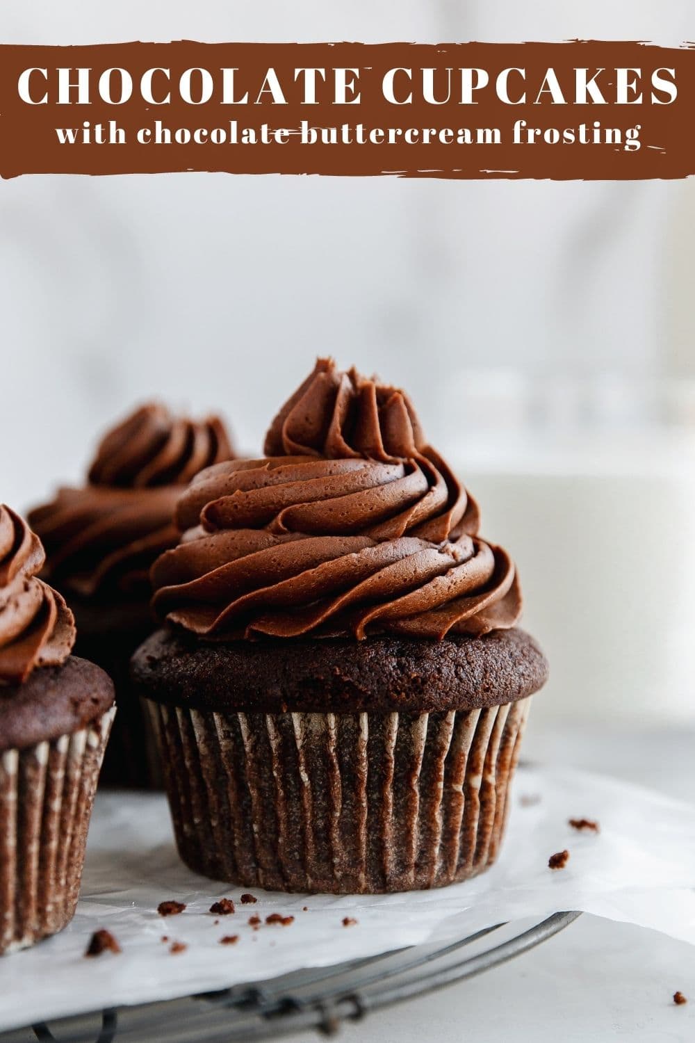 Homemade Chocolate Cupcakes from Scratch {step-by-step photos|