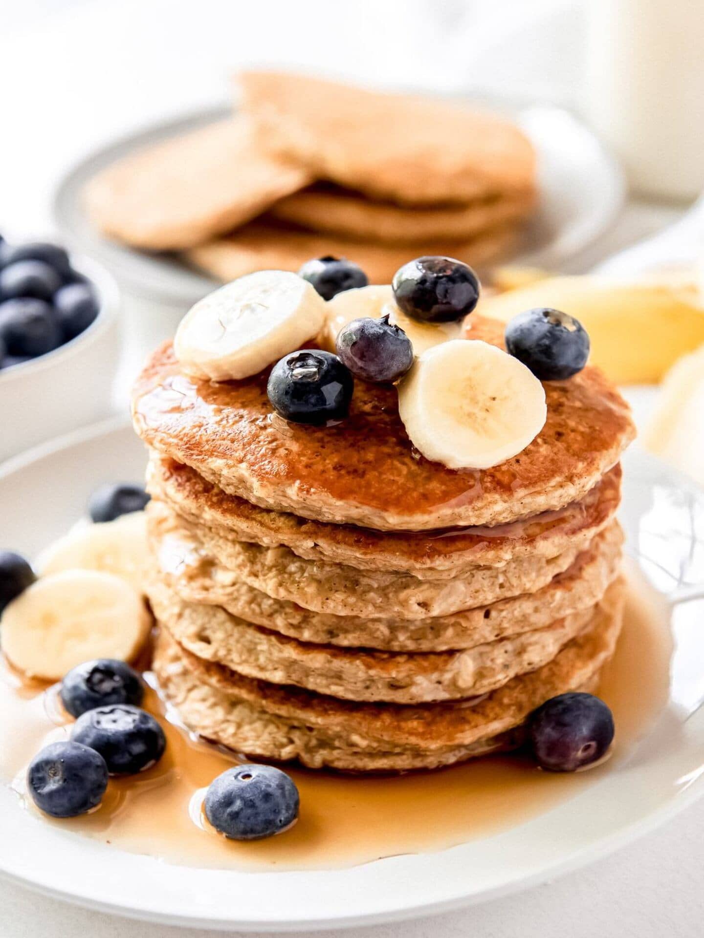 Healthy Banana Pancakes – If You Give a Blonde a Kitchen