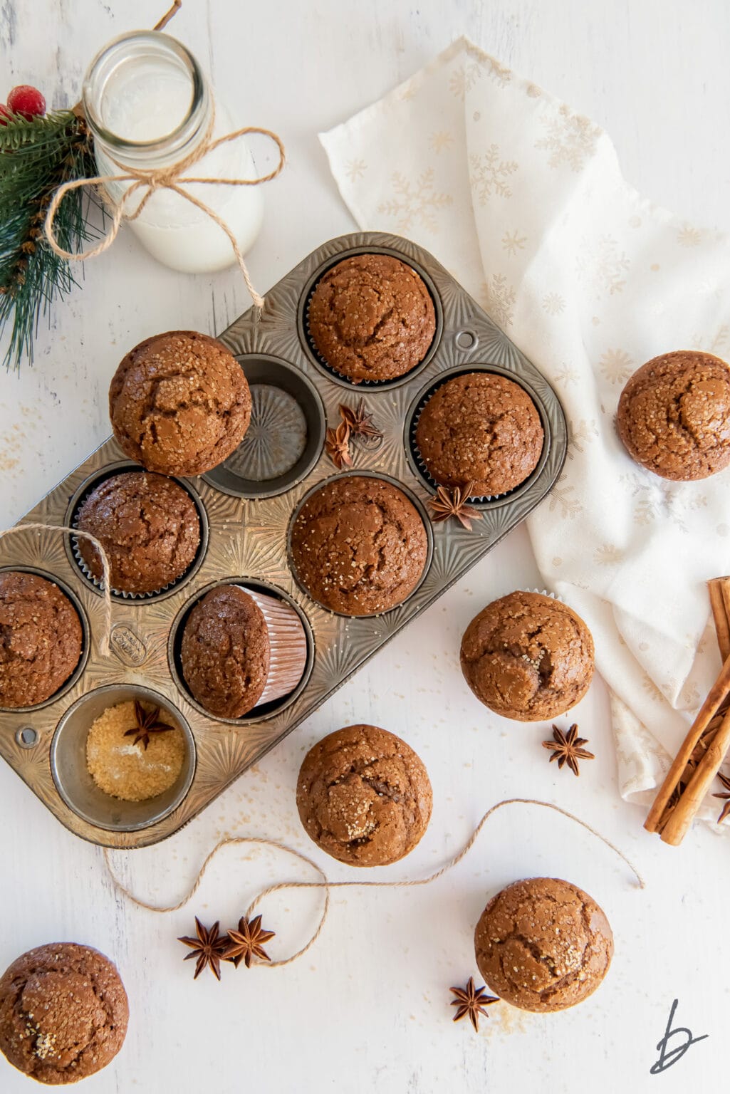 Gingerbread Muffins Recipe {ready in less than 30 minutes!}