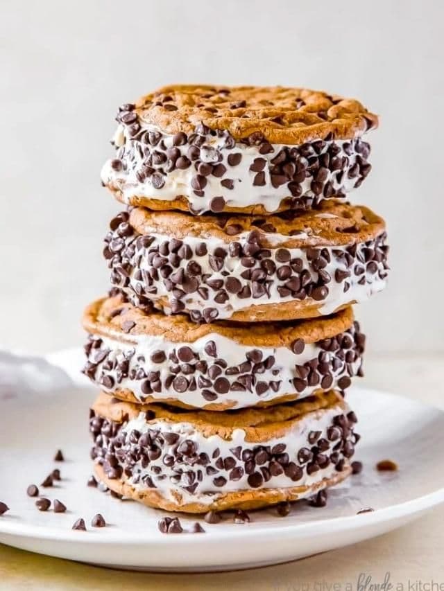 The Best Chipwich! (Chocolate Chips + Ice Cream) – If You Give a Blonde ...