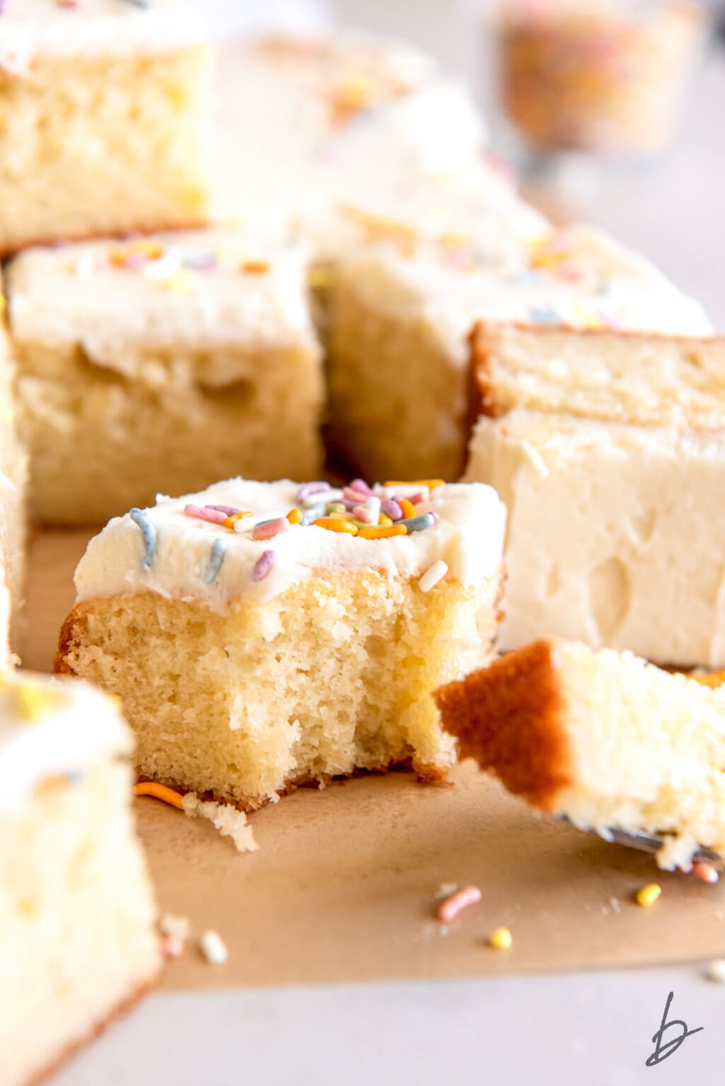 Easy Vanilla Sheet Cake Recipe – If You Give a Blonde a Kitchen