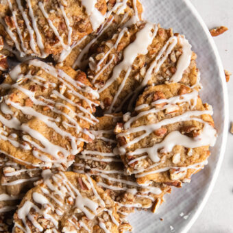 The BEST Maple Pecan Cookies