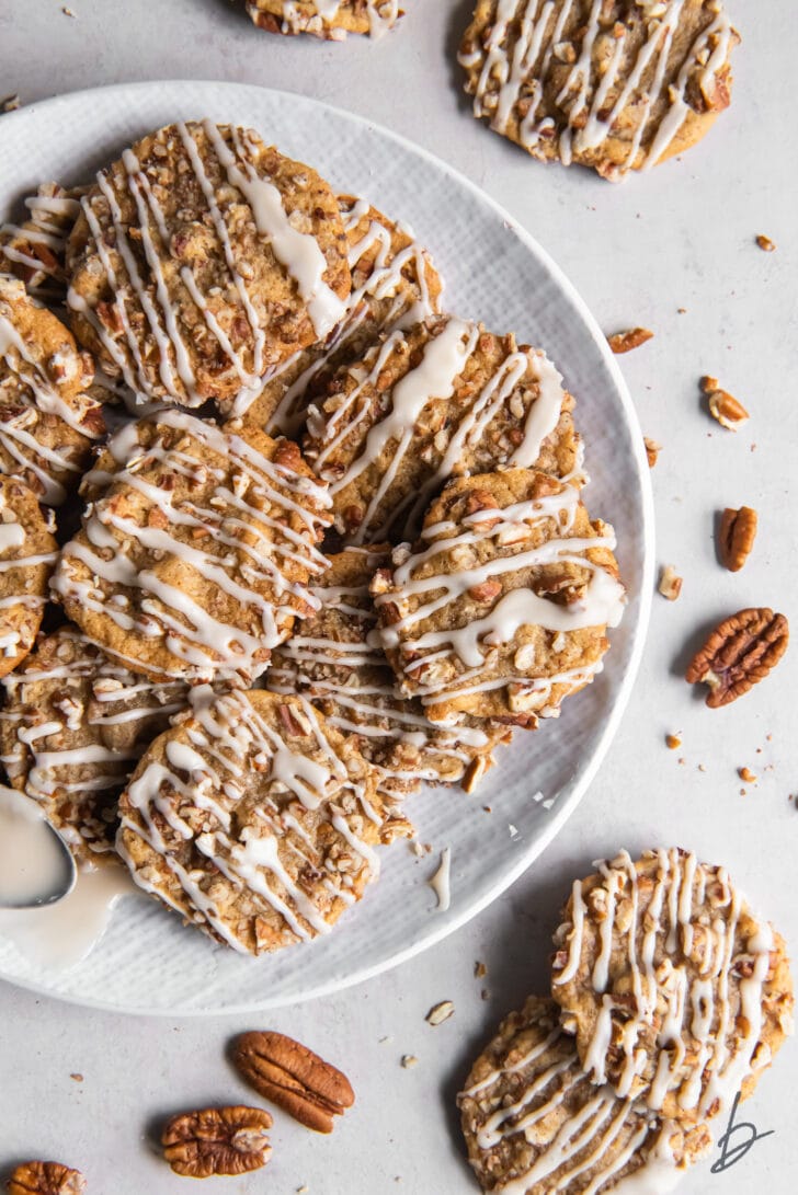 The BEST Maple Pecan Cookies