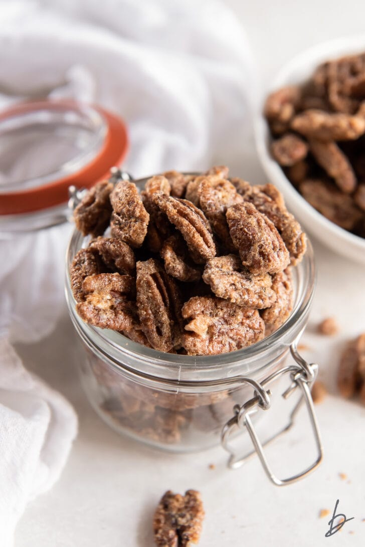 Easy Spiced Pecans (sweet and spicy)
