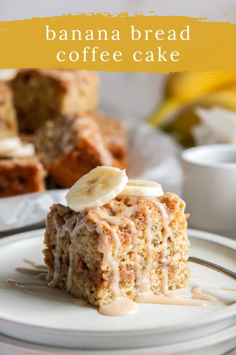 Banana Coffee Cake with Sour Cream