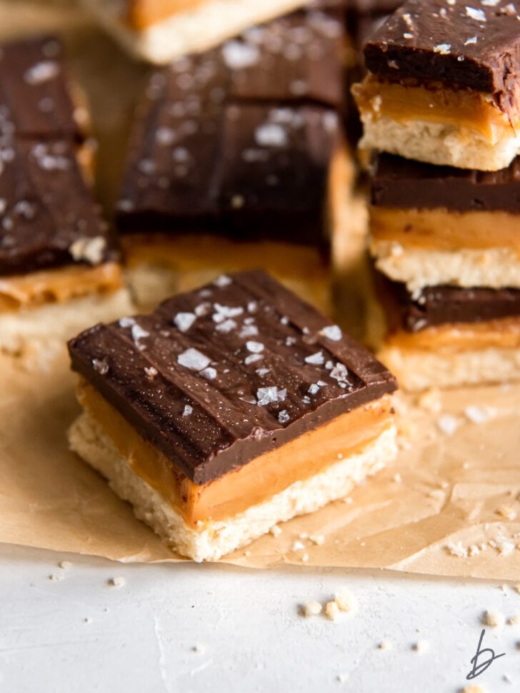 Millionaire Bars with Shortbread – If You Give a Blonde a Kitchen