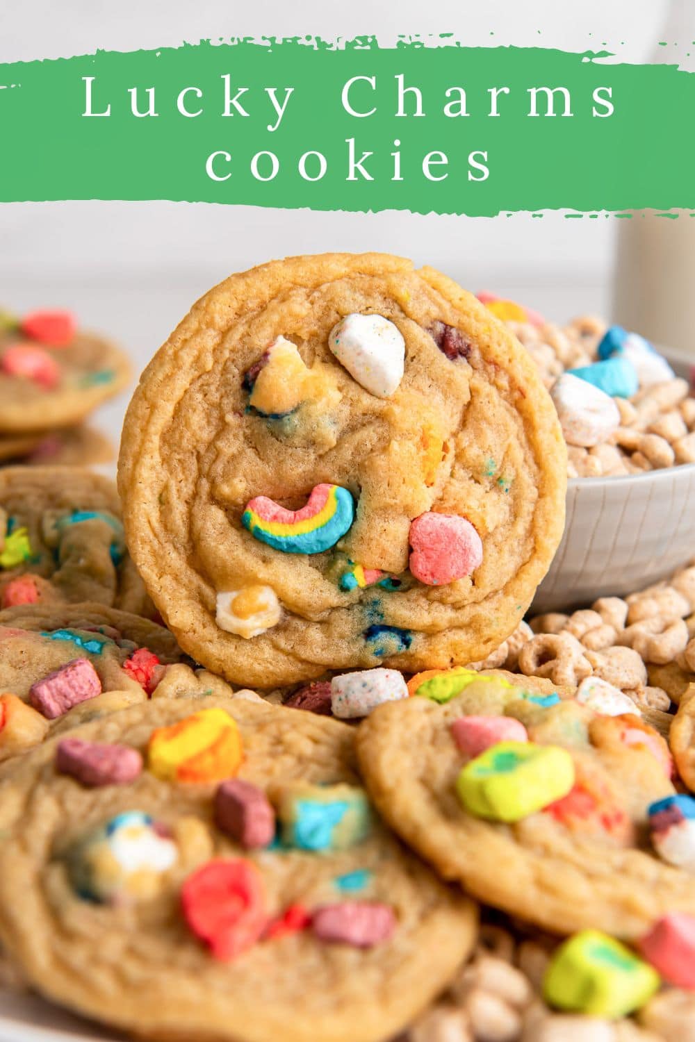 Lucky Charms Cookies (quick and easy)