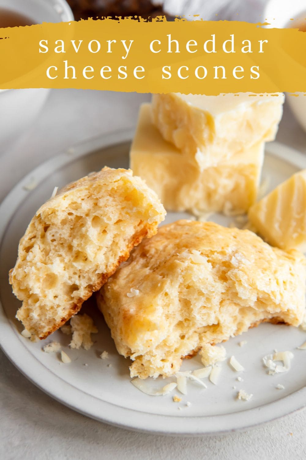Easy Cheddar Cheese Scones – If You Give a Blonde a Kitchen