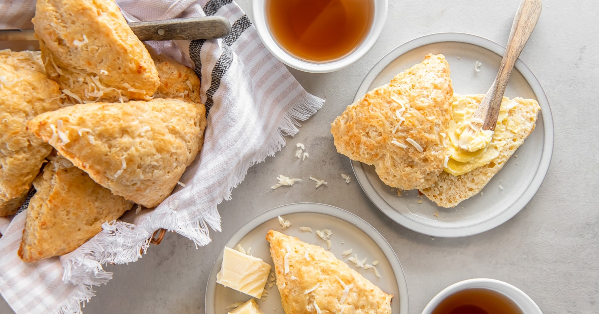 Easy Cheddar Cheese Scones – If You Give a Blonde a Kitchen