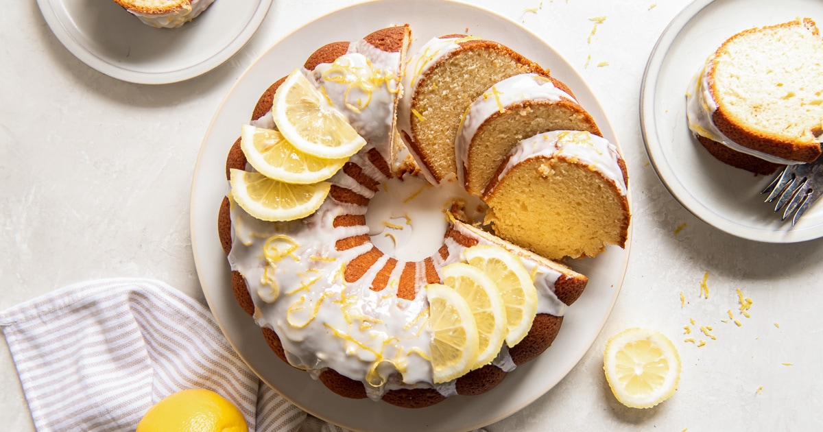 Lemon Bundt Cake with Glaze – If You Give a Blonde a Kitchen