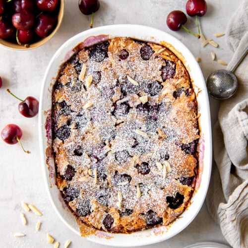 Cherry Clafoutis (quick and easy) – If You Give a Blonde a Kitchen