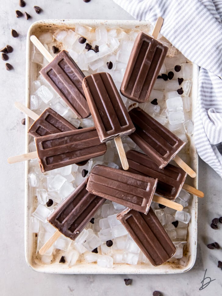 Homemade Fudgesicles – If You Give a Blonde a Kitchen