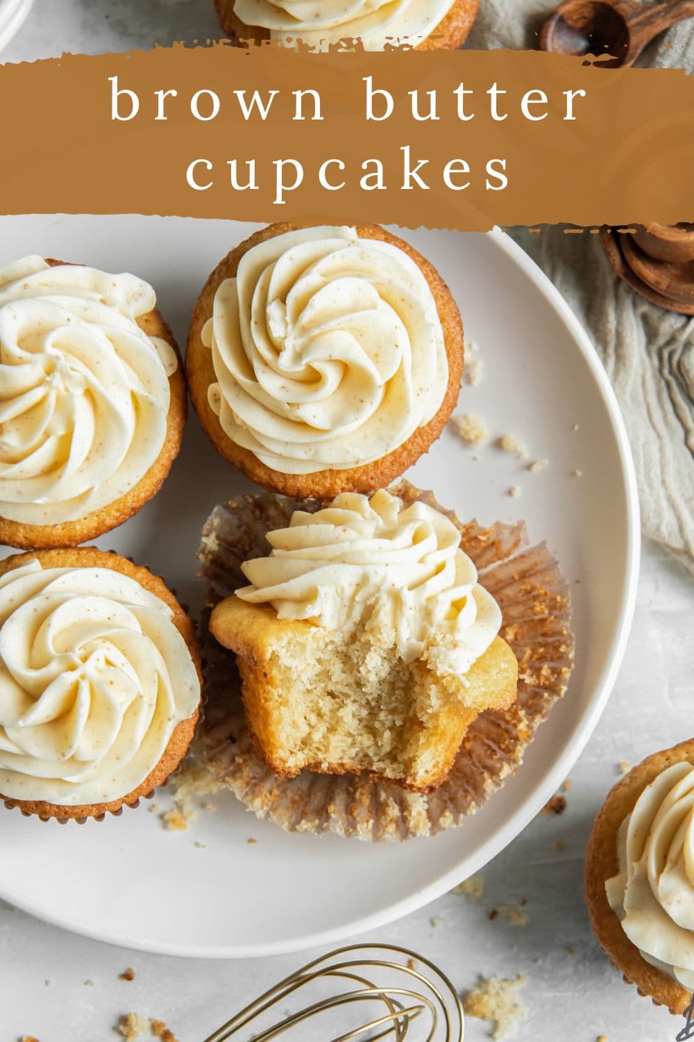 Vanilla Brown Butter Cupcakes – If You Give a Blonde a Kitchen