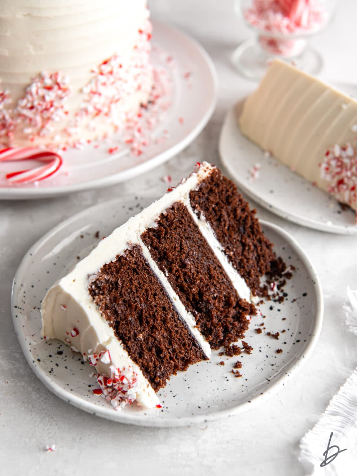The BEST Chocolate Peppermint Cake for Christmas – If You Give a Blonde ...
