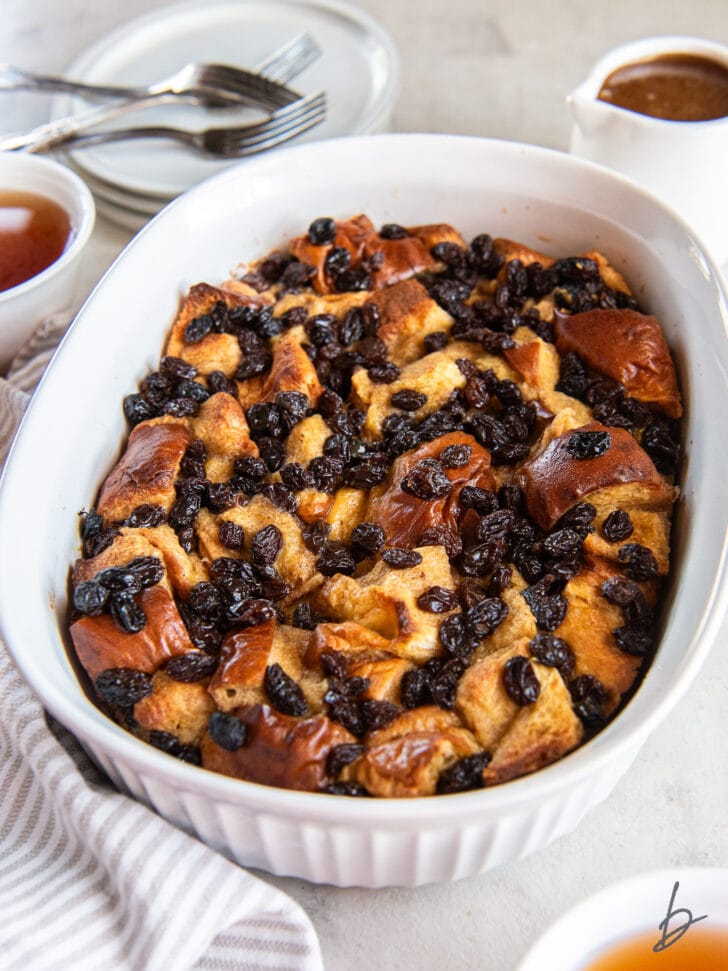 Irish Bread Pudding with Whiskey Sauce – If You Give a Blonde a Kitchen