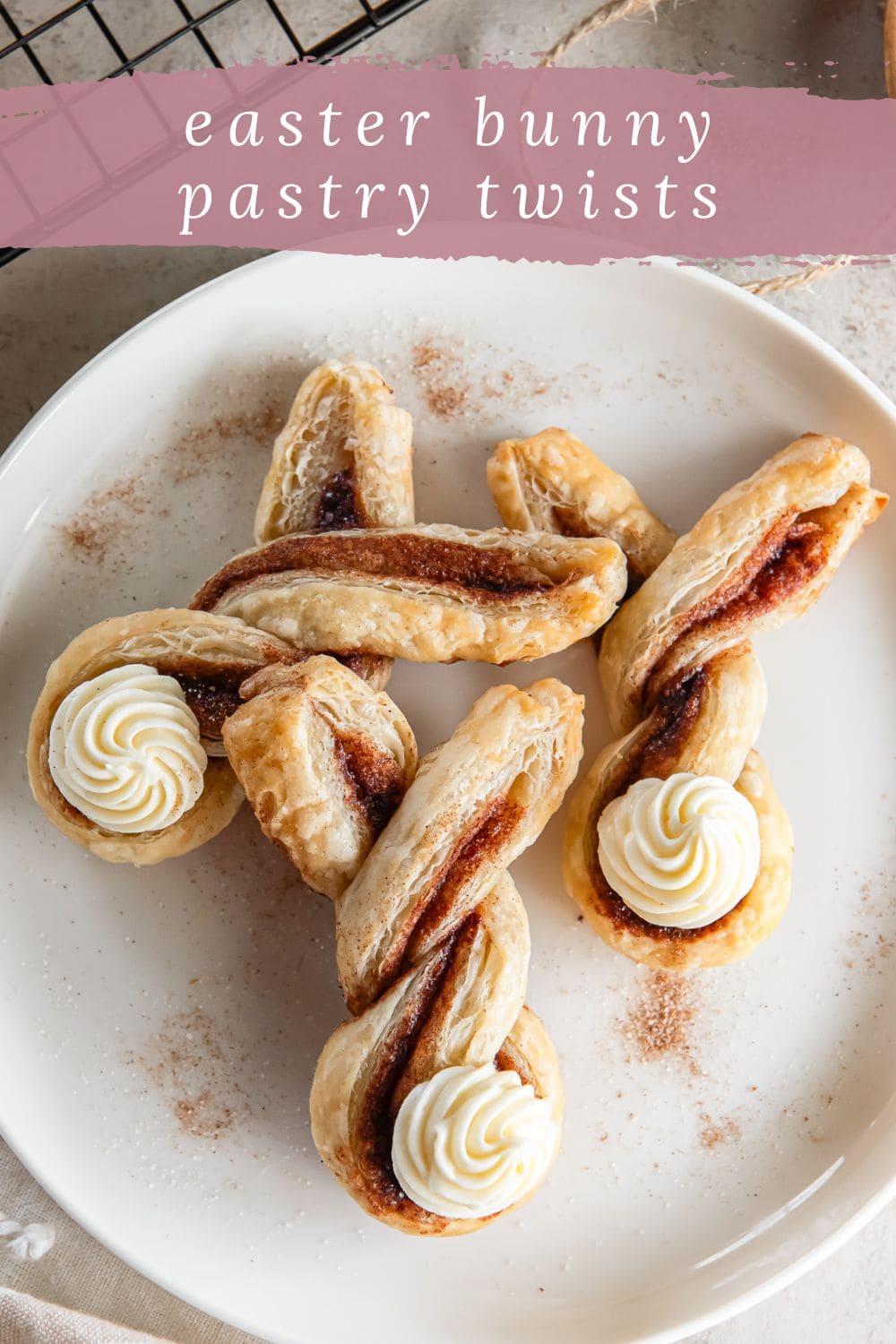 Easter Bunny Puff Pastry Twists – If You Give a Blonde a Kitchen