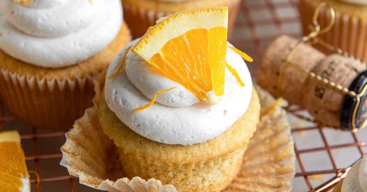 Mimosa Cupcakes (fluffy and citrusy!) – If You Give a Blonde a Kitchen