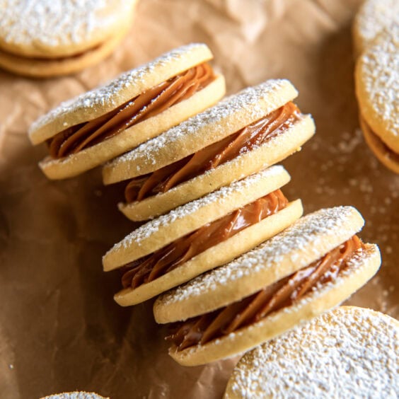 Dulce de Leche Sandwich Cookies (Alfajores) – If You Give a Blonde a ...