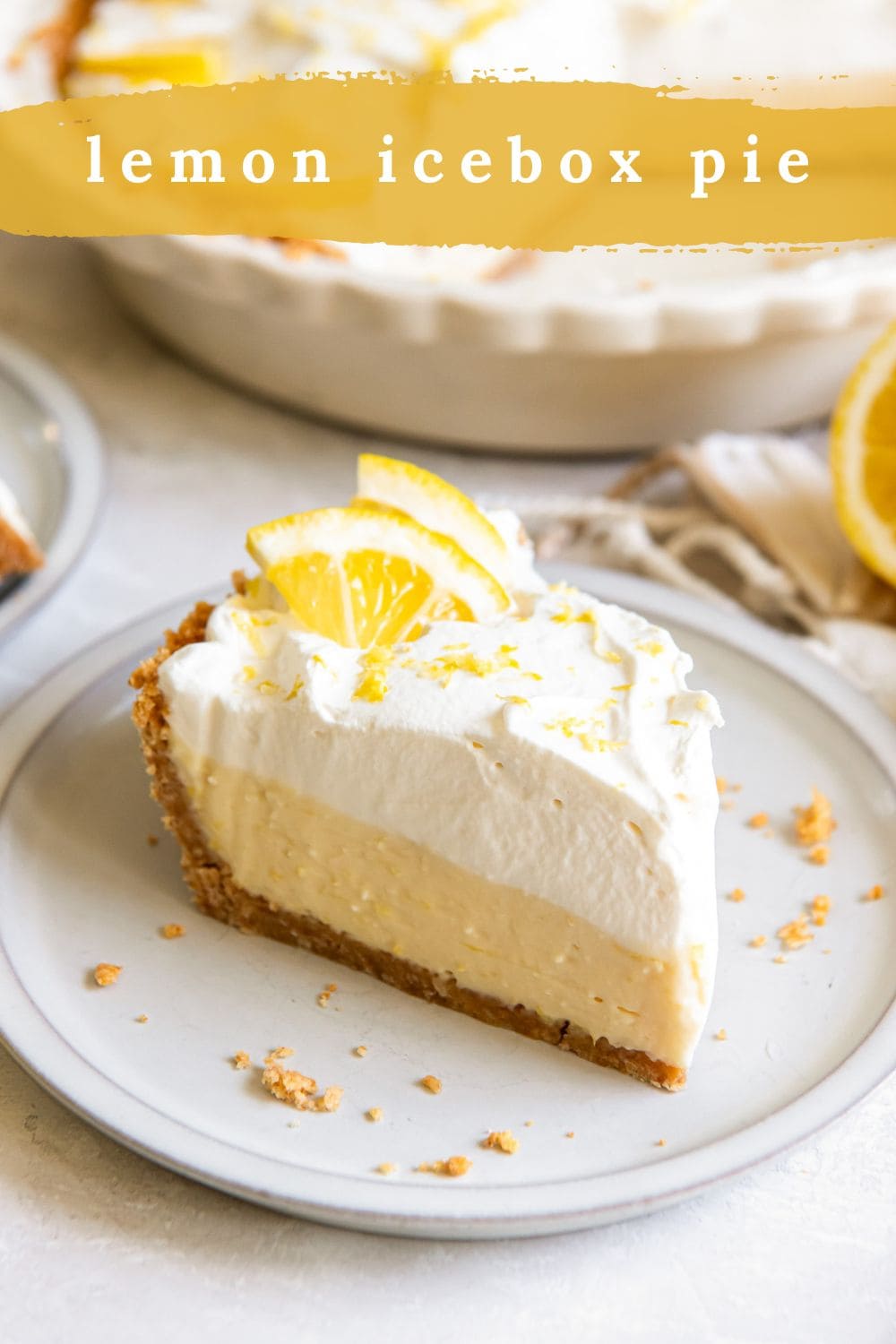 Lemon Icebox Pie – If You Give a Blonde a Kitchen