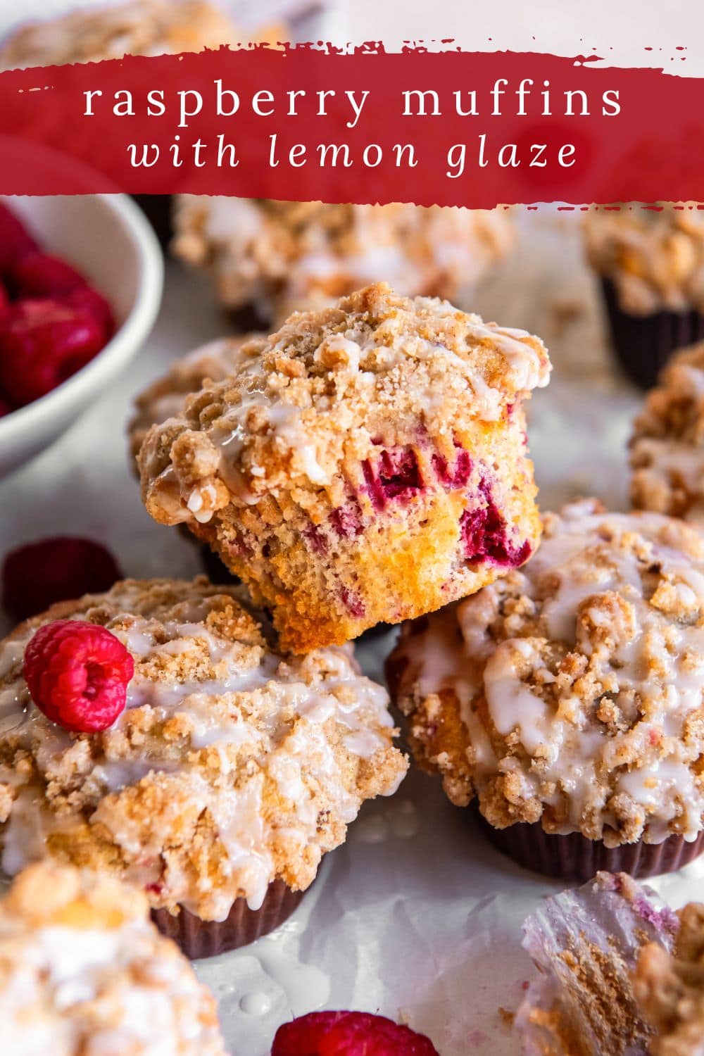 Lemon Raspberry Muffins with Streusel – If You Give a Blonde a Kitchen