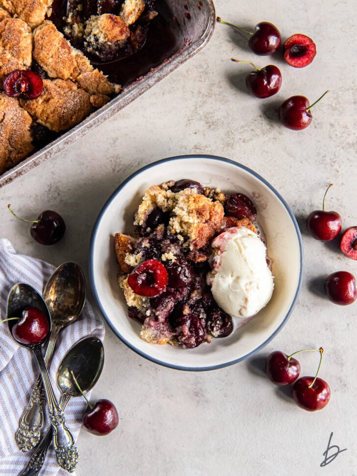 Easy Cherry Cobbler from Scratch – If You Give a Blonde a Kitchen