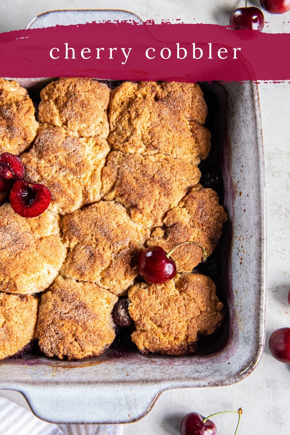 Easy Cherry Cobbler from Scratch – If You Give a Blonde a Kitchen