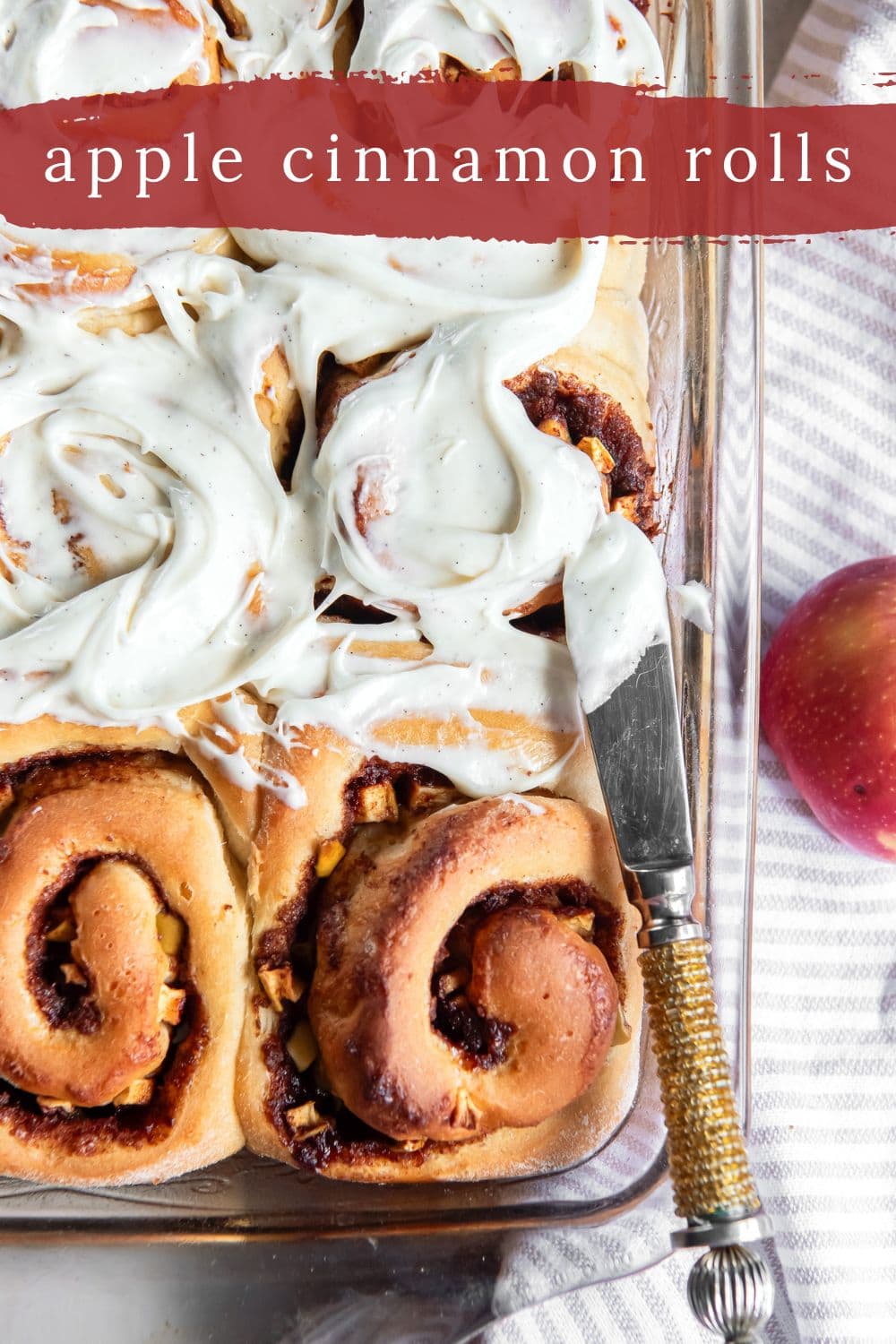 Apple Cinnamon Rolls with Cream Cheese Icing – If You Give a Blonde a ...