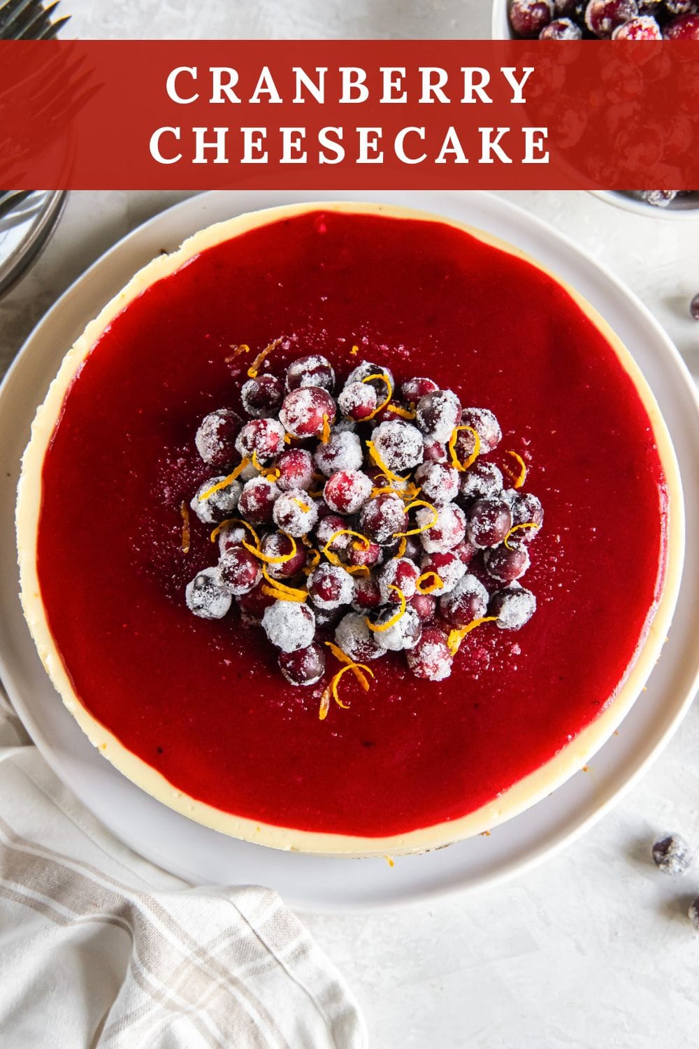 Cranberry Cheesecake with Gingersnap Crust – If You Give a Blonde a Kitchen