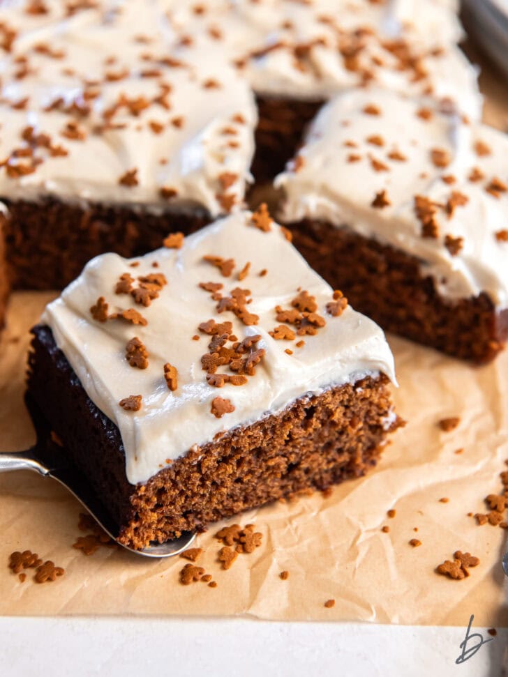 Spiced Gingerbread Sheet Cake – If You Give a Blonde a Kitchen