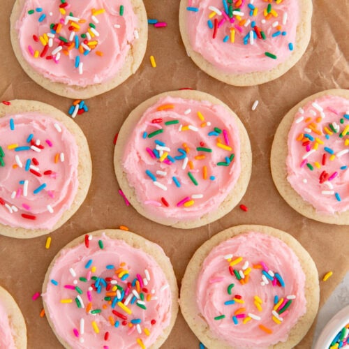 Cakey Sugar Cookies with Frosting – If You Give a Blonde a Kitchen