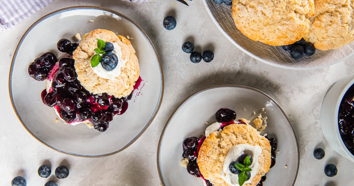Easy Blueberry Shortcake from Scratch – If You Give a Blonde a Kitchen