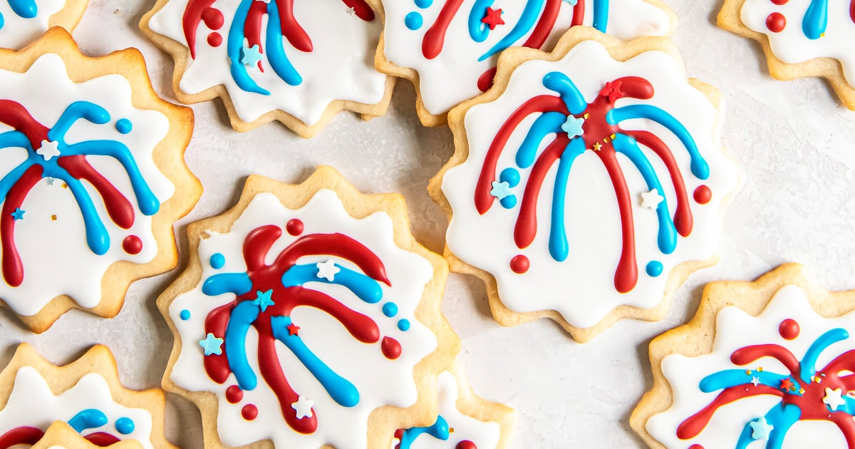 Firework Cookies – If You Give a Blonde a Kitchen