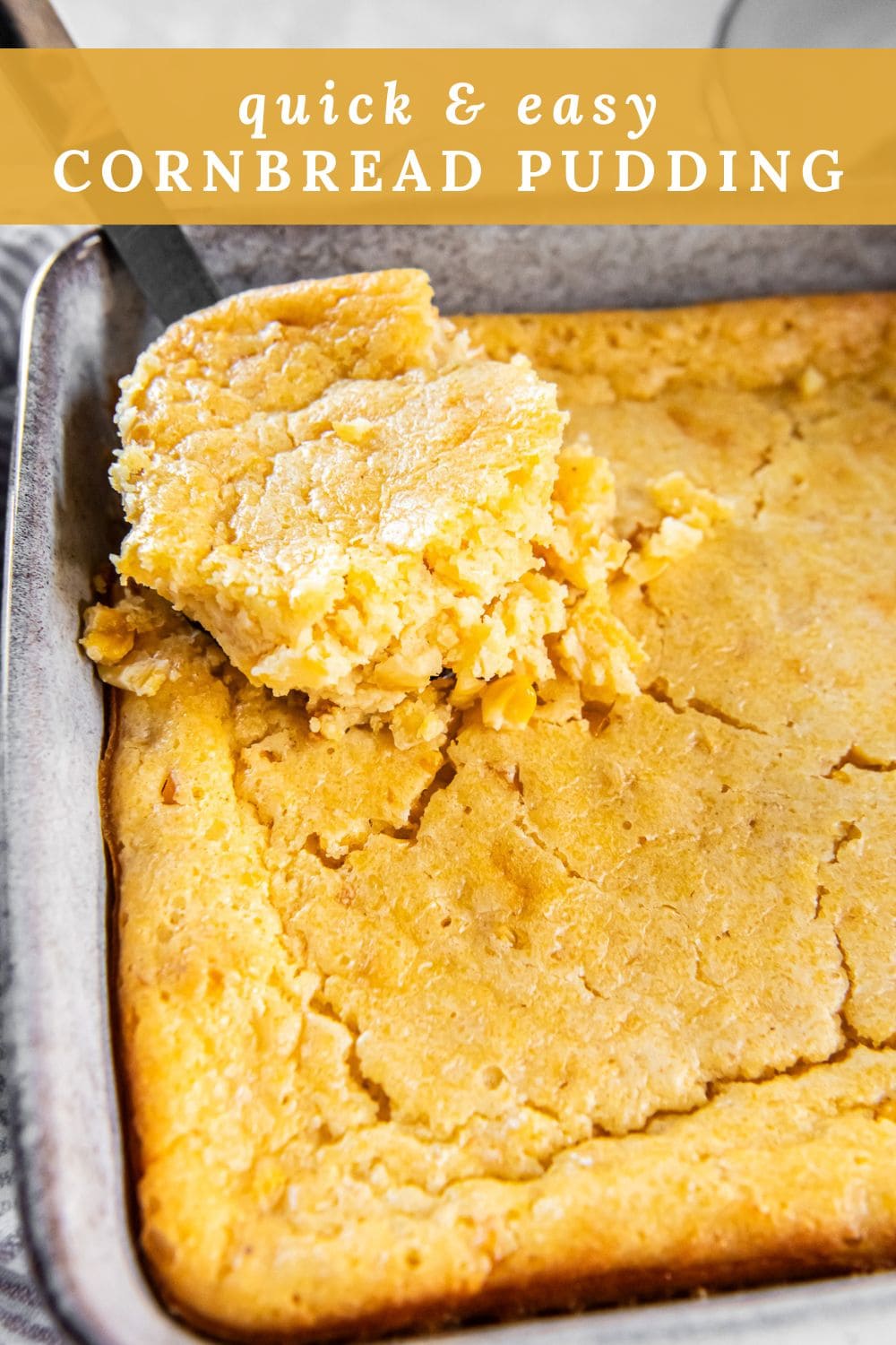 Quick & Easy Cornbread Pudding – If You Give a Blonde a Kitchen